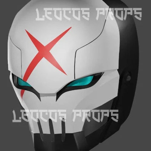 Red X Helmet HQ Resin - Etsy Canada