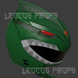 Tokujay Green Ranger Helmet Child Size - Etsy