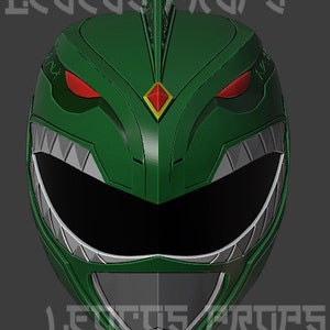 Tokujay Green Ranger Helmet Child Size - Etsy