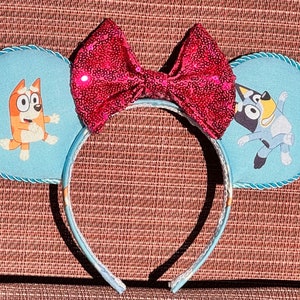 Bluey and Bingo Inspired Mouse Ears - Etsy