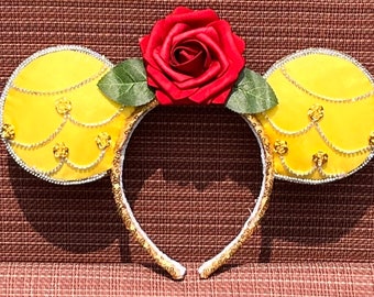 Teapot Minnie Ears, Teapot Mickey Ears, Teapot Headband, Beauty and the ...