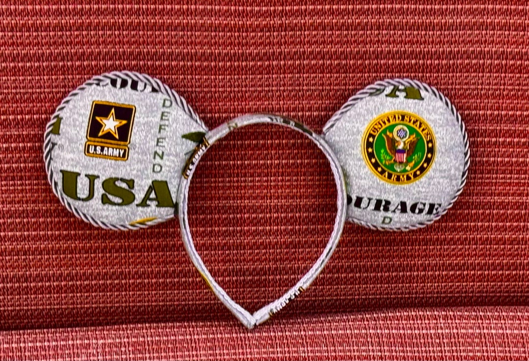Army Service Inspired Mouse Ears - Etsy