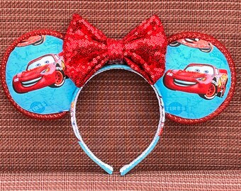 Lightning Mcqueen Ears - Etsy