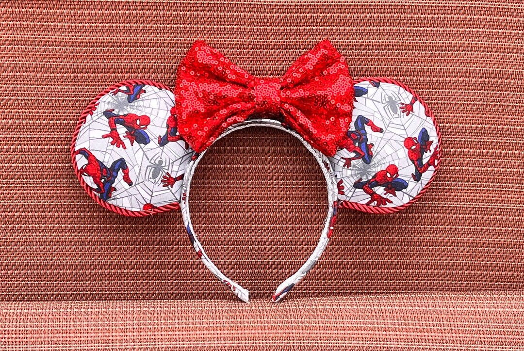 Avengers Inspired Mouse Ears - Spider Man - Etsy