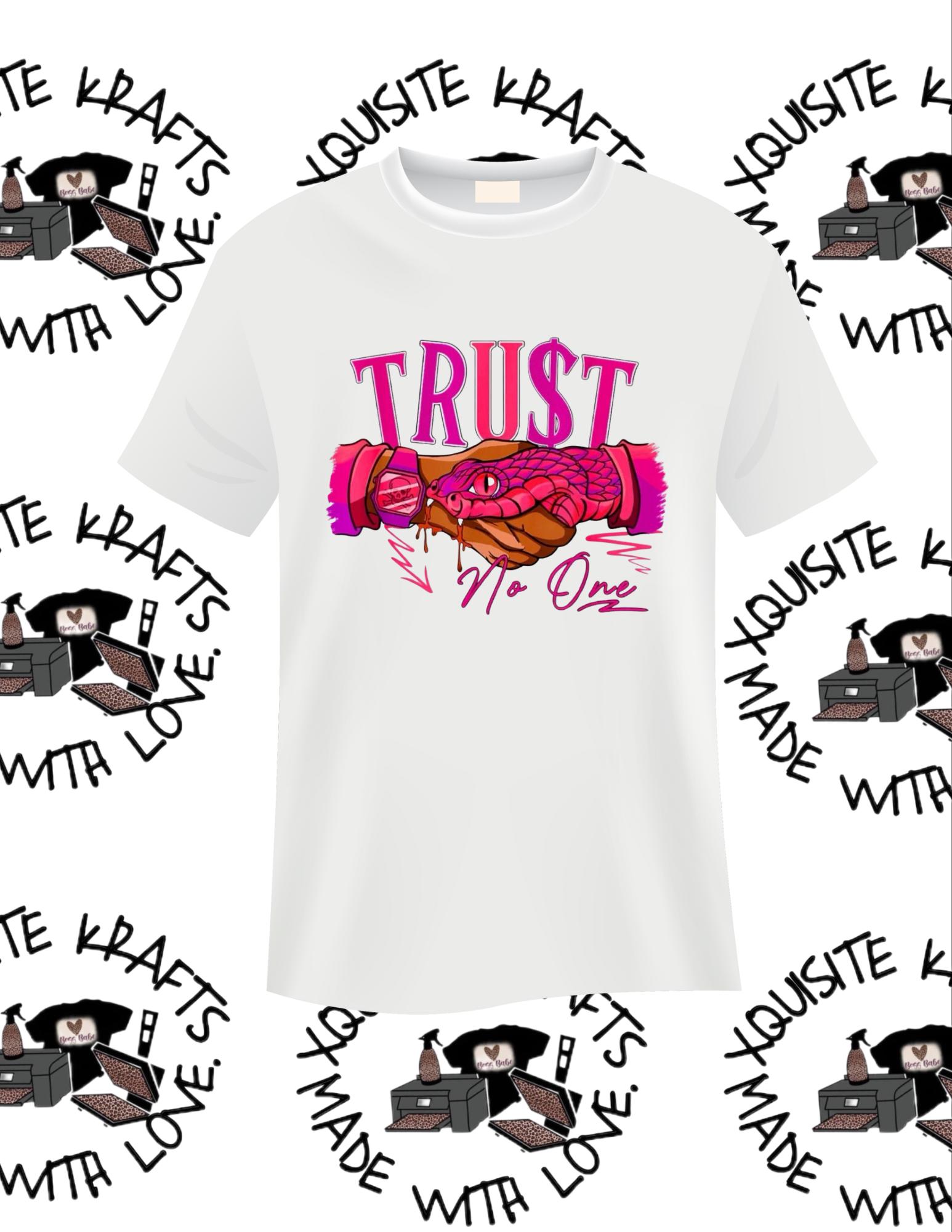 Trust No One T-shirt Designs - Etsy