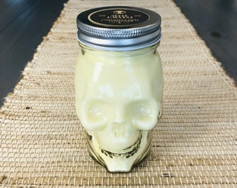 Glass Skull Jar - Etsy