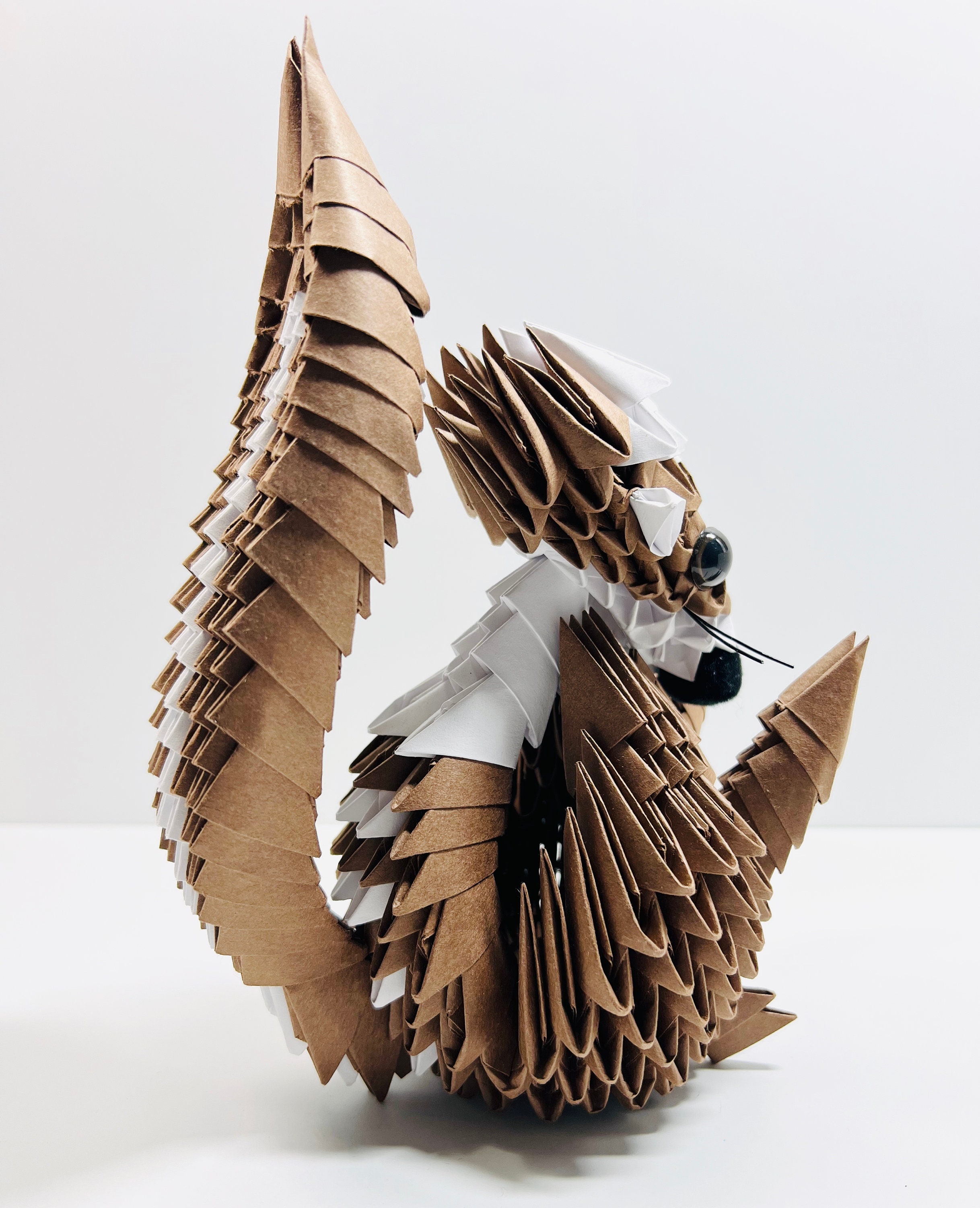 3D Origami Animal - Squirrel - Etsy