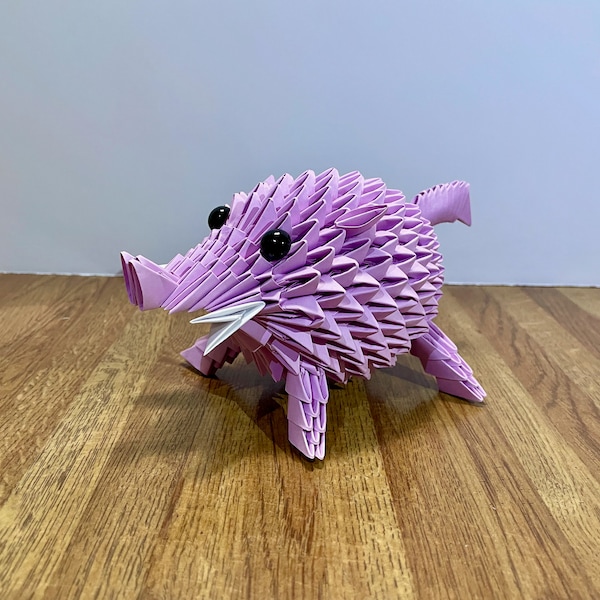 Origami Pig - Etsy