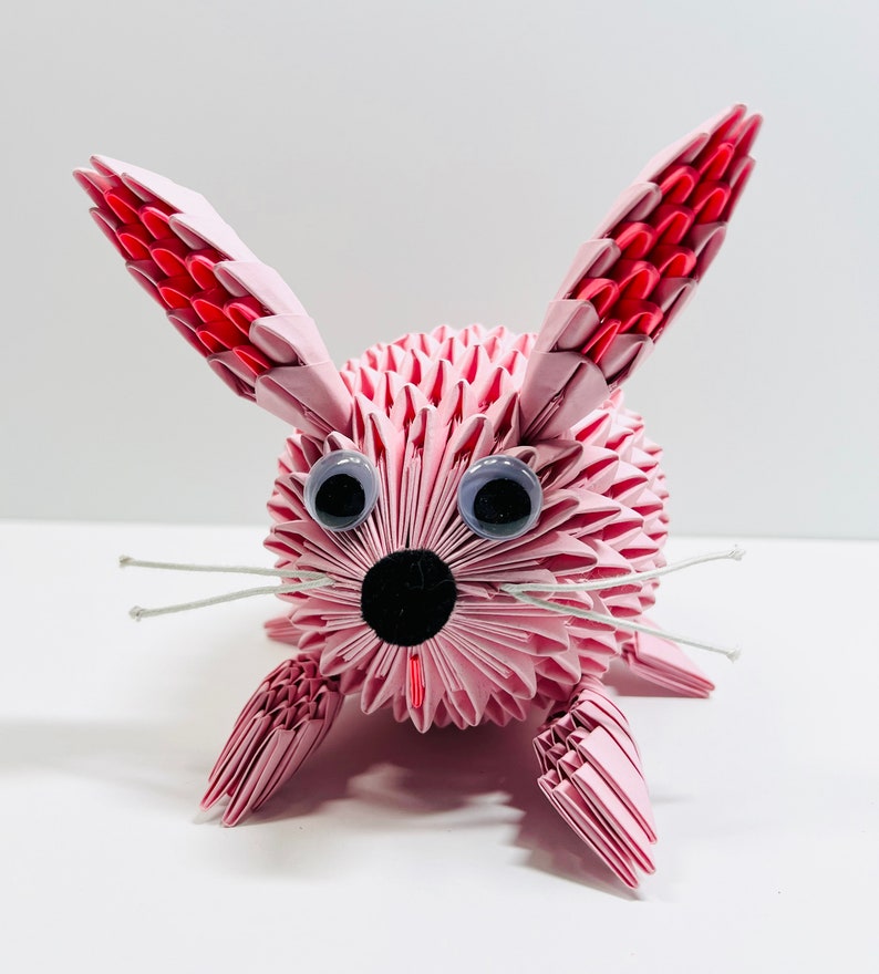 3D Origami Art Animal Rabbit - Etsy
