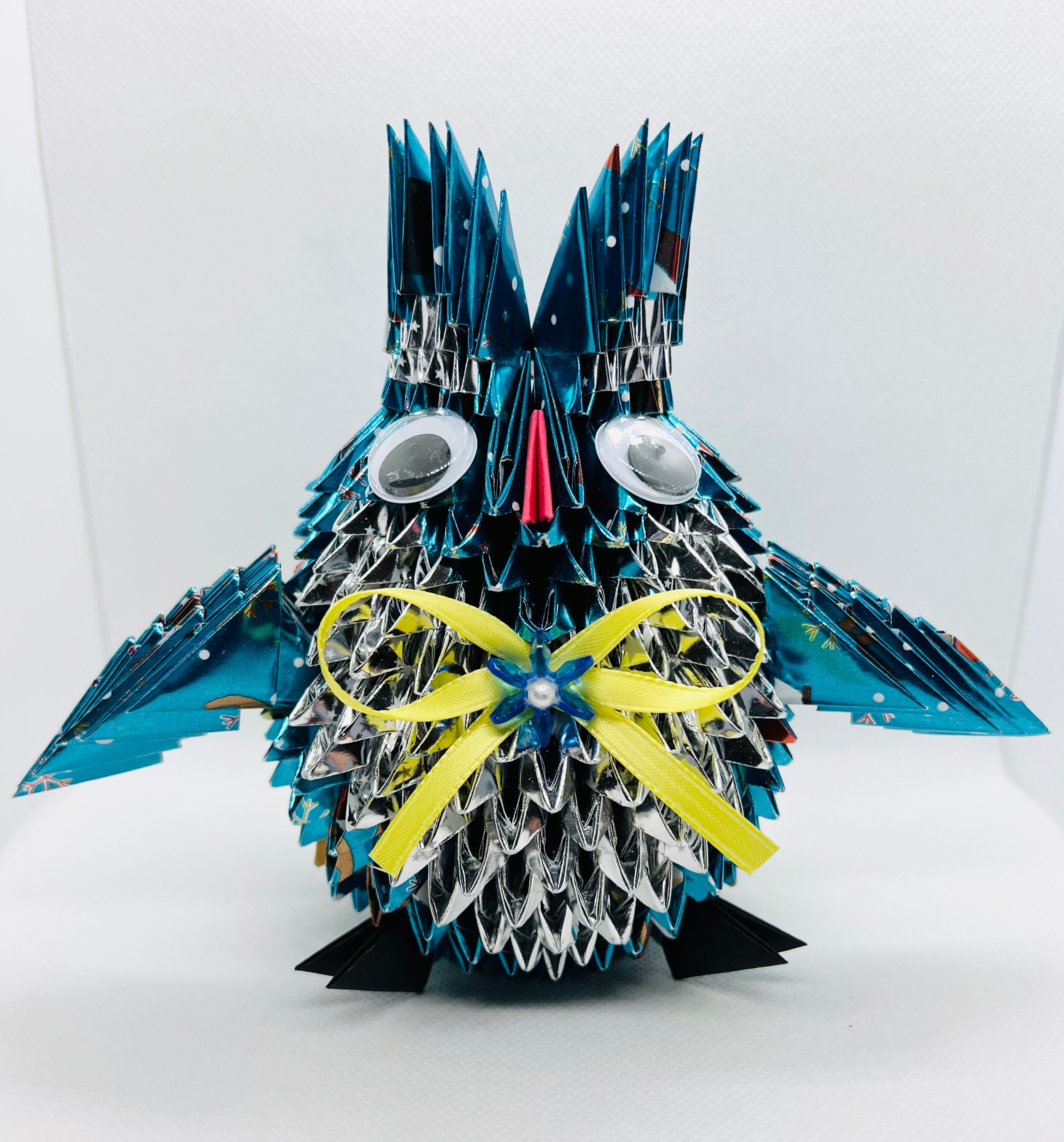3D Origami Art Animal Owl - Etsy