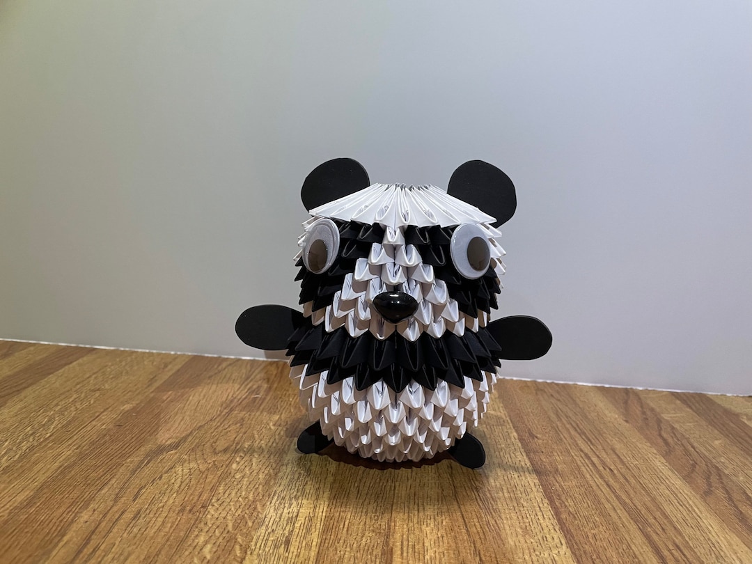 3D Origami Art Animal - Panda - Etsy