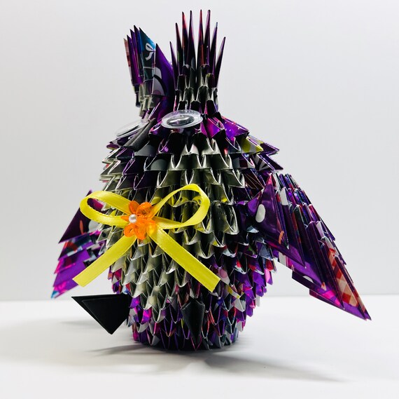 3D Origami Art Animal Owl | Etsy