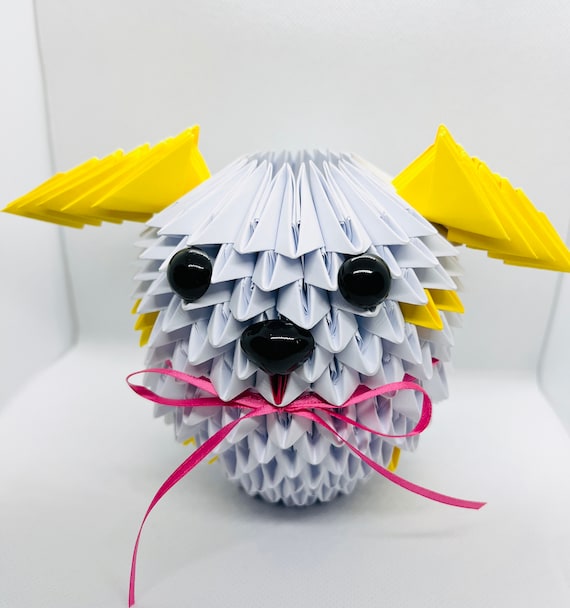 3D Origami Art Animal Dog/puppy - Etsy