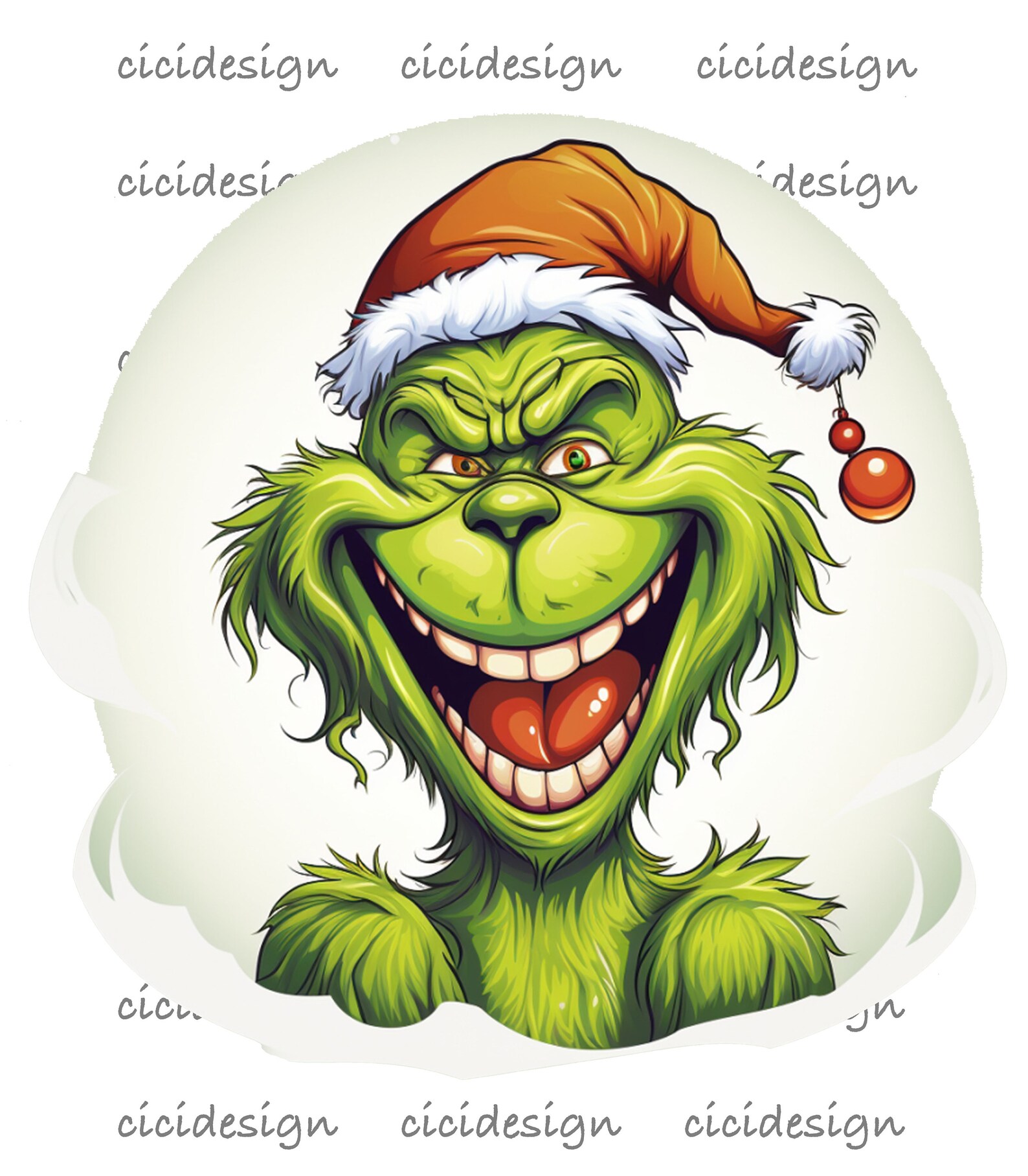 Grinch Christmas Design -PNG - Merry Christmas Png, Christmas Grinch ...