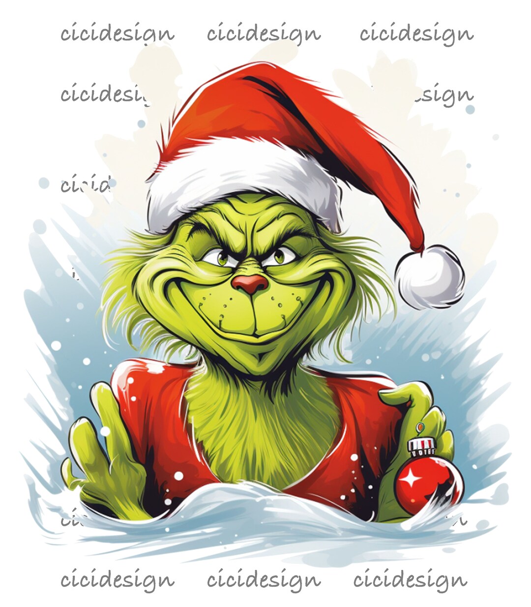 Grinch Christmas Design -PNG - Merry Christmas Png, Christmas Grinch ...