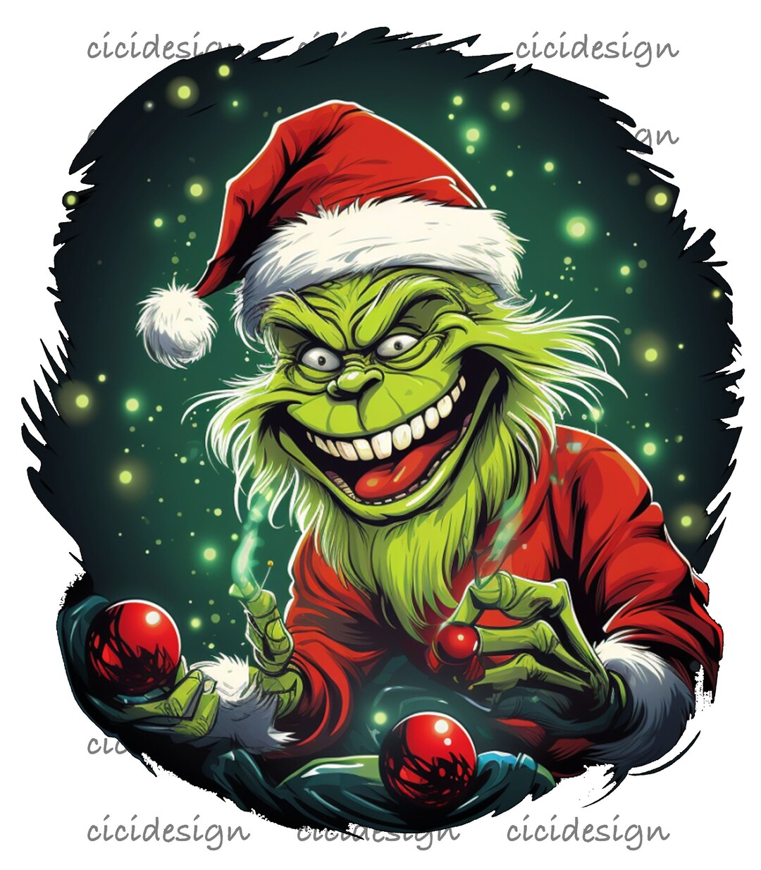 Grinch Christmas Design -PNG - Merry Christmas Png, Christmas Grinch ...