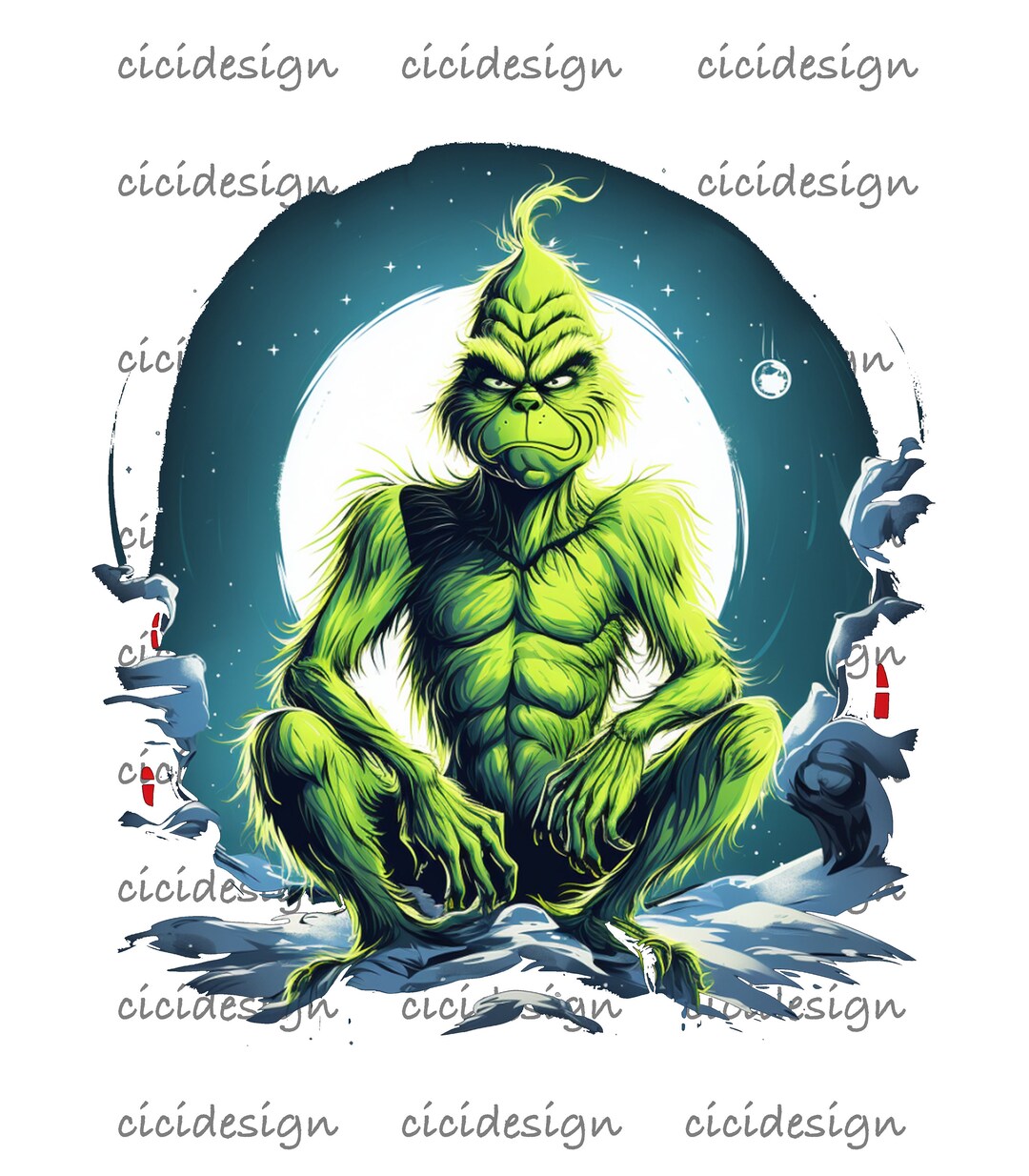 Grinch Christmas Design -PNG - Merry Christmas Png, Christmas Grinch ...