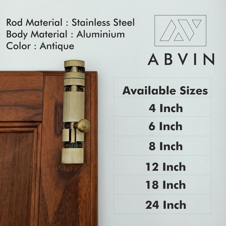 ABVIN Antique Gate Door Latch Slot Vintage Western Door Safe - Etsy