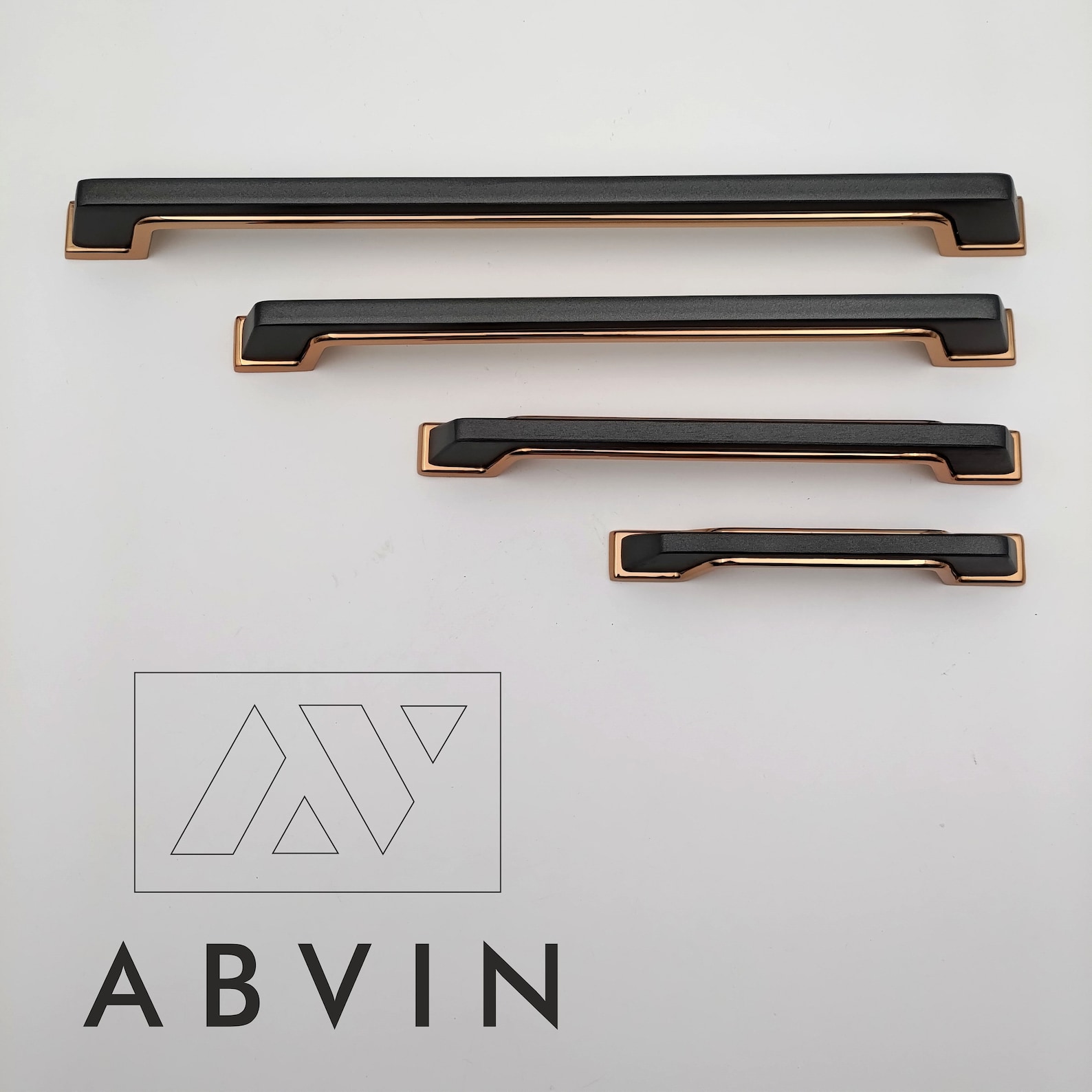 Modern Grey Gold Handles Pulls Cabinet Drawer Dresser - Etsy