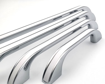 Chrome Drawer Pulls - Etsy