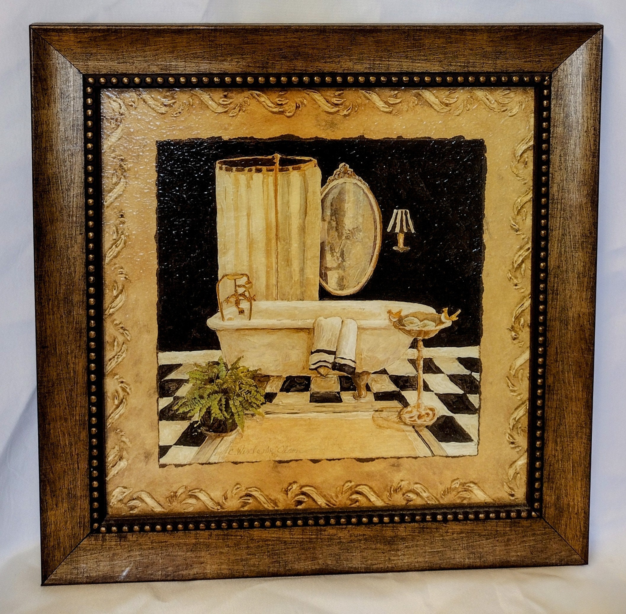 Charlene Winterle Olson/ Original Paint / Vintage Art/ Antique Art/oil ...