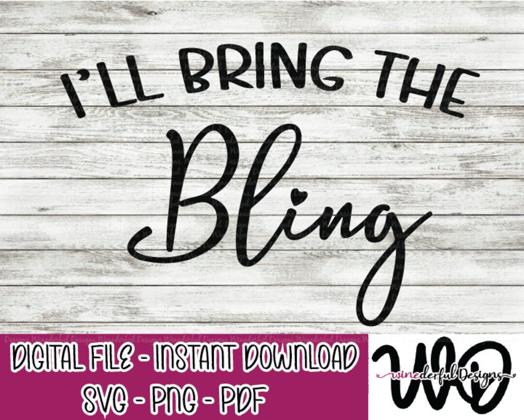 I'll Bring the BLING Bachelorette Girls Weekend T-shirt Designs ...