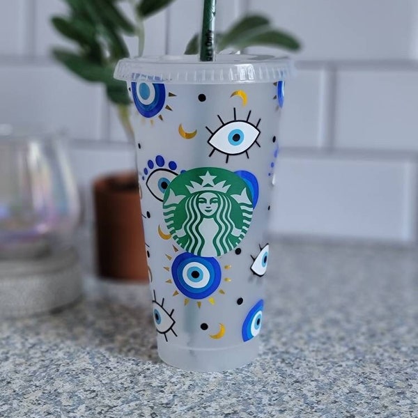 Evil Eye Coffee Cup - Etsy