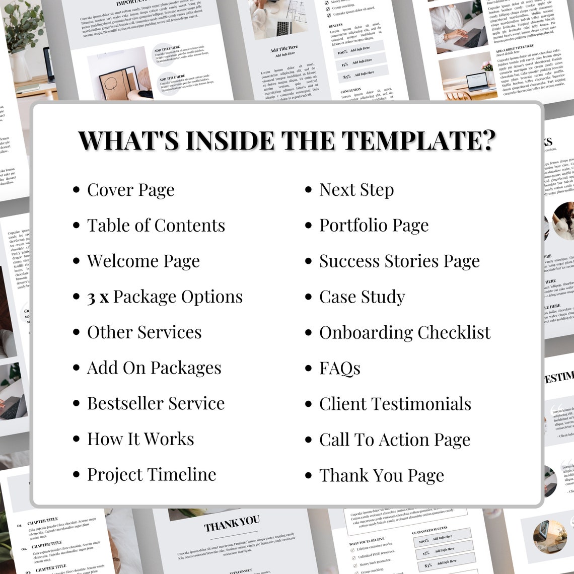 Services Pricing Guide Template | New Client Welcome Template ...
