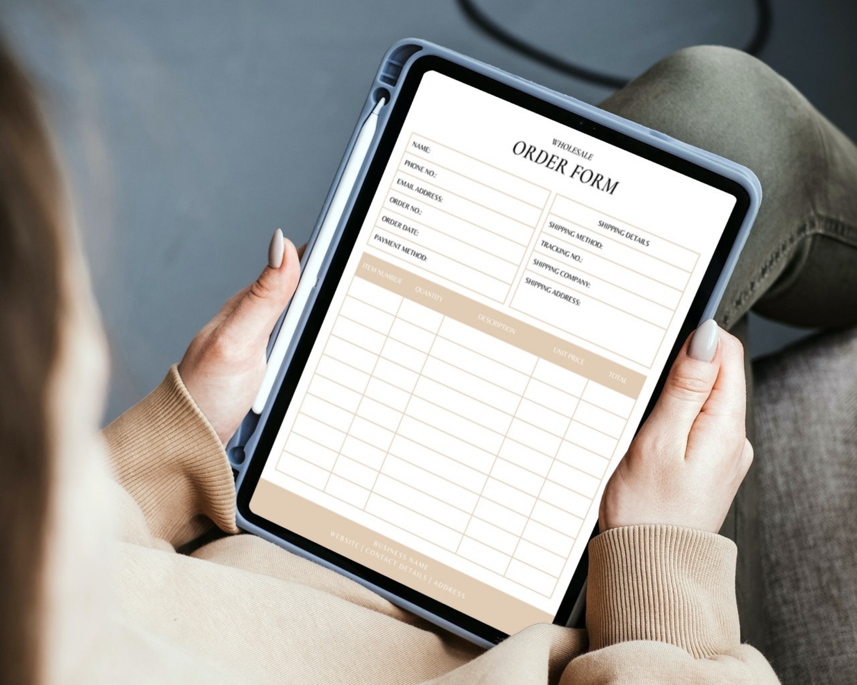 Wholesale Order Form Template | Instant Download | Editable Wholesale ...