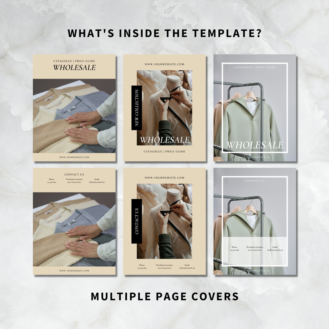 Wholesale Guide Template Line Sheet Template for Wholesale - Etsy