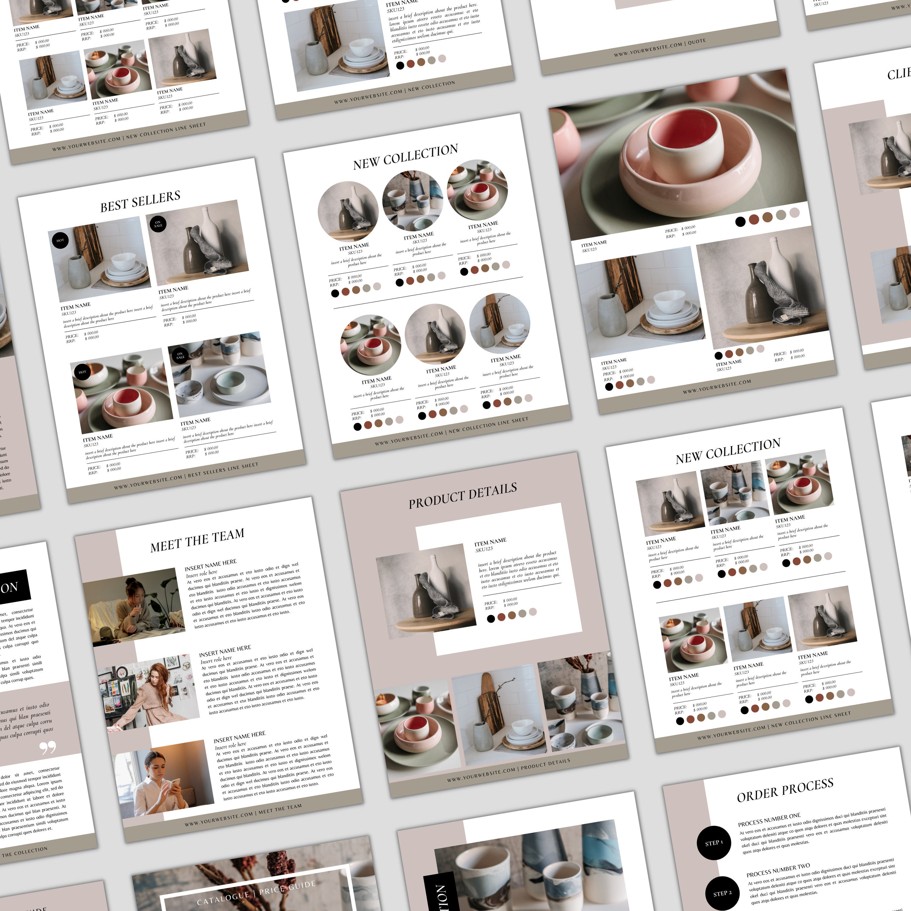 Wholesale Guide Template Line Sheet Template for Wholesale Wholesale ...