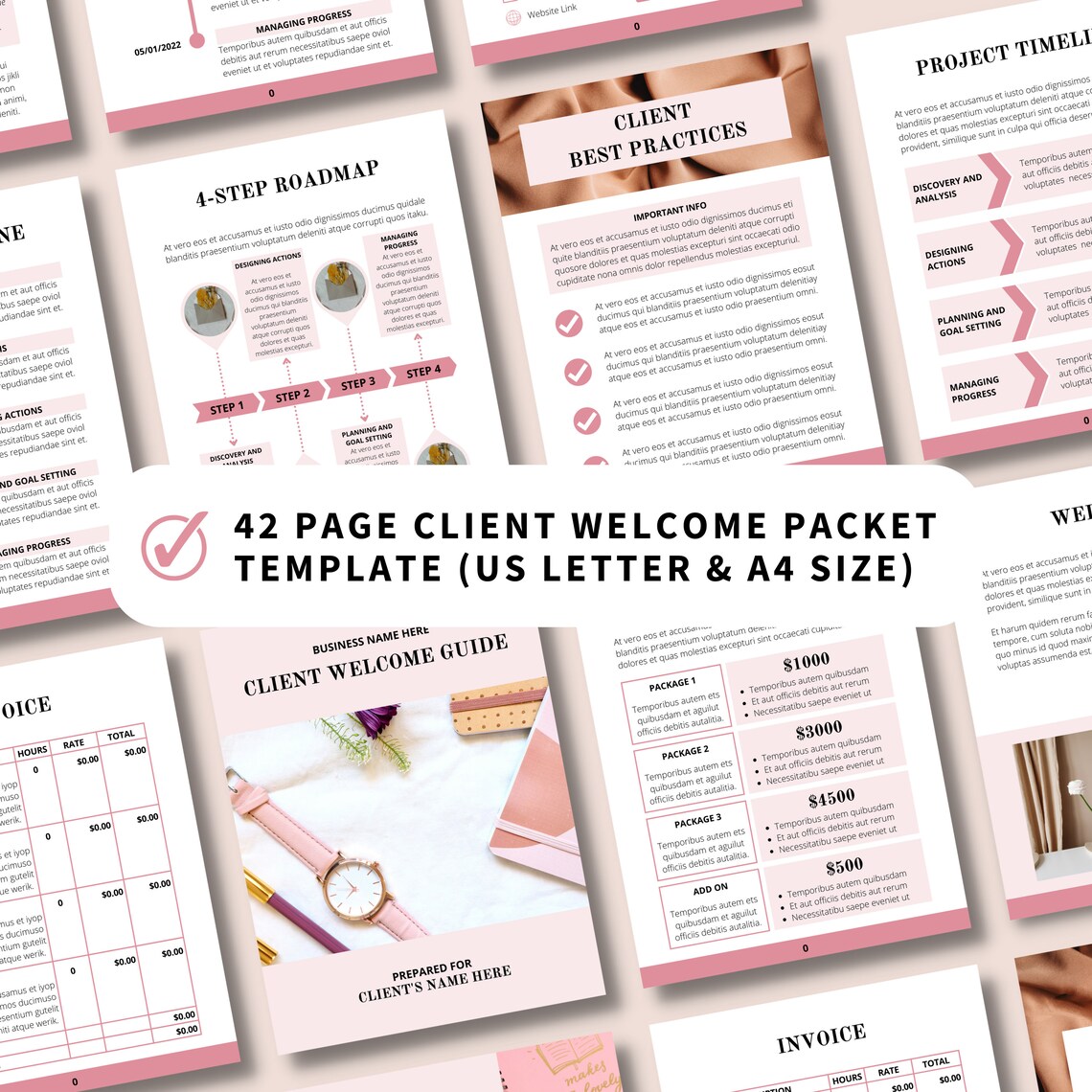 Client Onboarding Template Bundle Client Welcome Guide Template ...