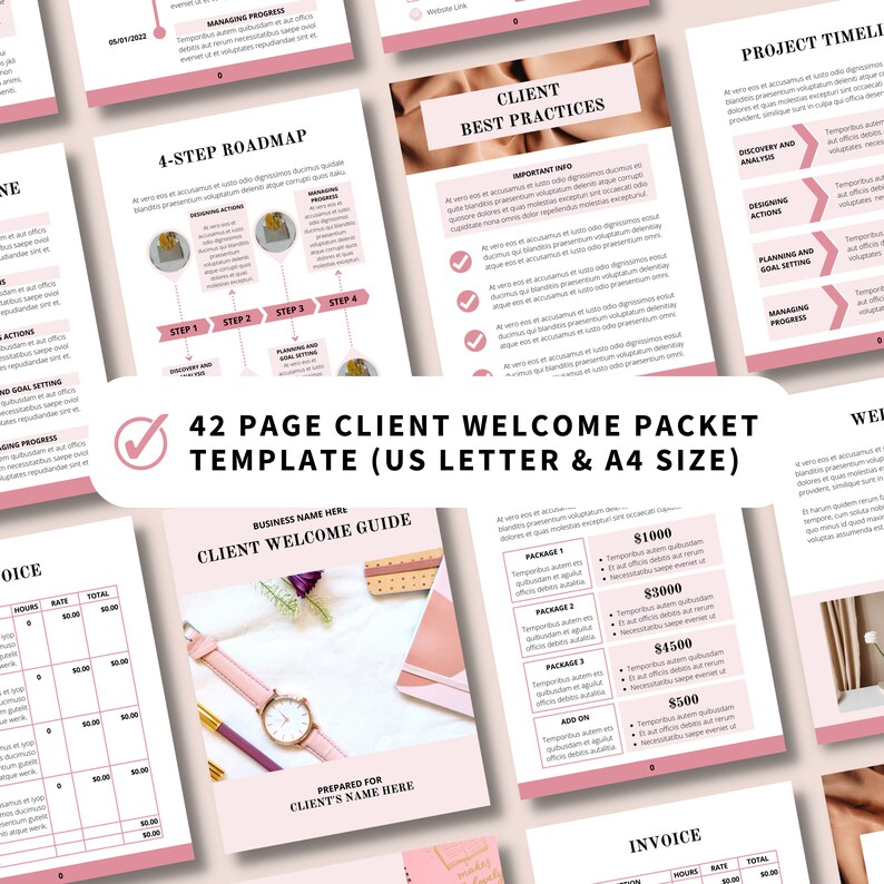 Client Onboarding Template Bundle Client Welcome Guide Template ...