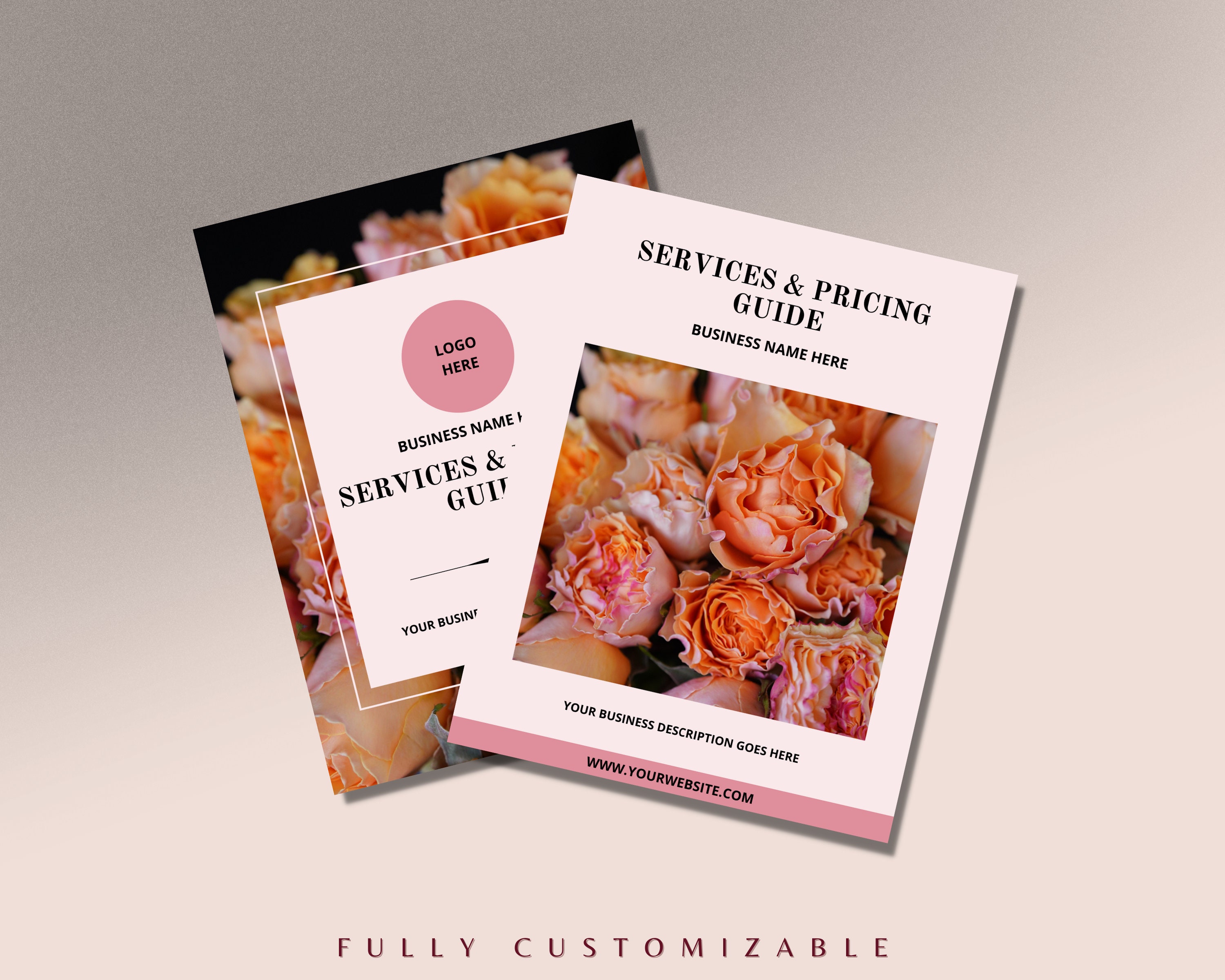 Services & Pricing Portfolio Template Guide Template for Designer ...