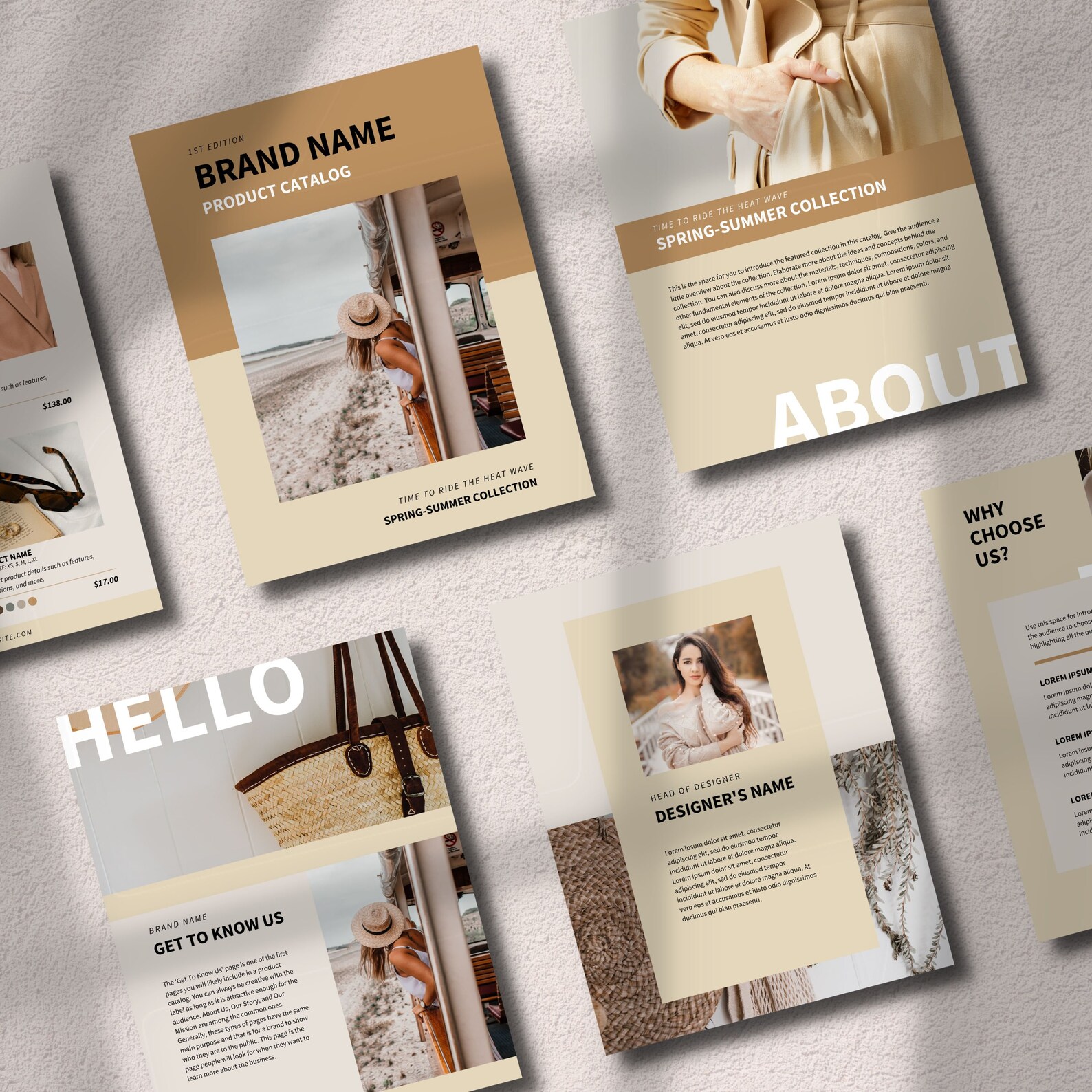 Product Catalog Template Editable Canva Template Wholesale Line Sheet ...
