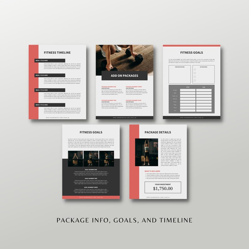 Fitness & Nutrition Client Welcome Pack Template Client - Etsy