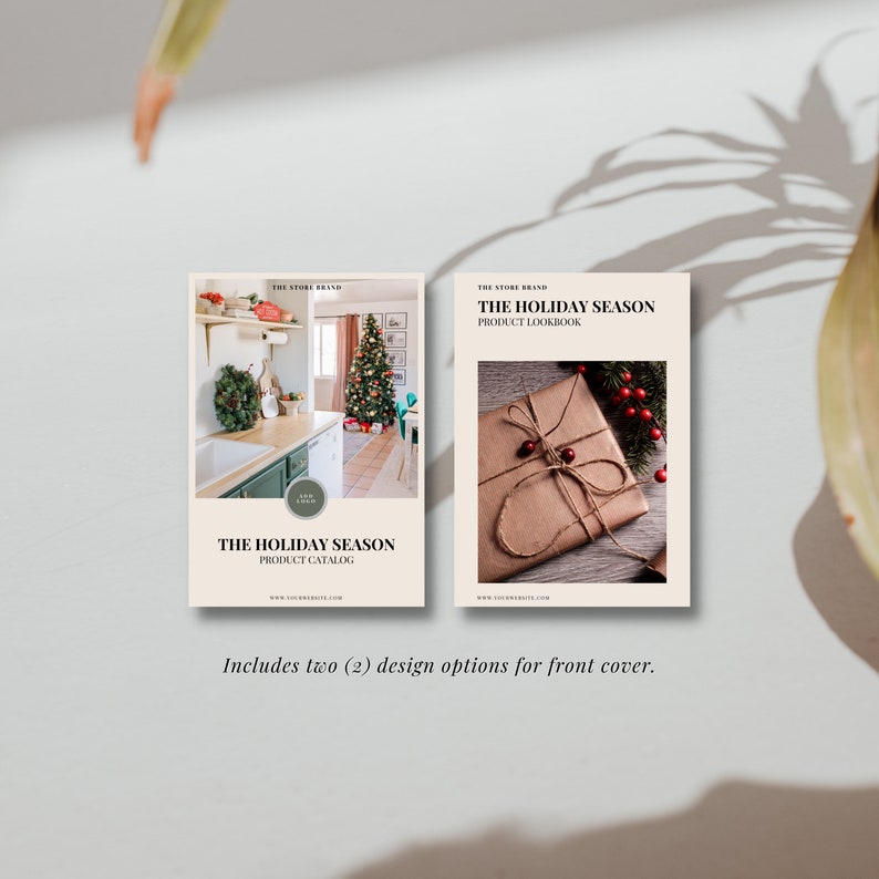 Product Catalog / Lookbook / Gift Guide Template | Editable Canva ...
