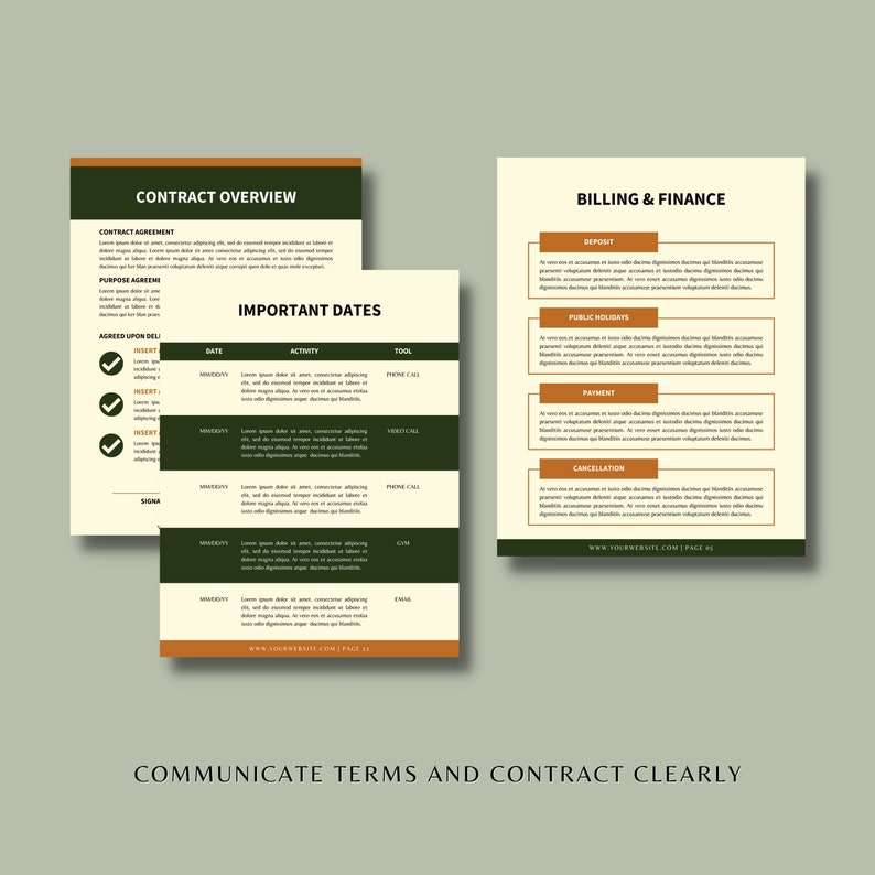 Fitness & Nutrition Client Welcome Pack Template Fitness - Etsy