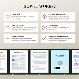 User Guide Template | User Manual Template | Product Instruction Manual ...