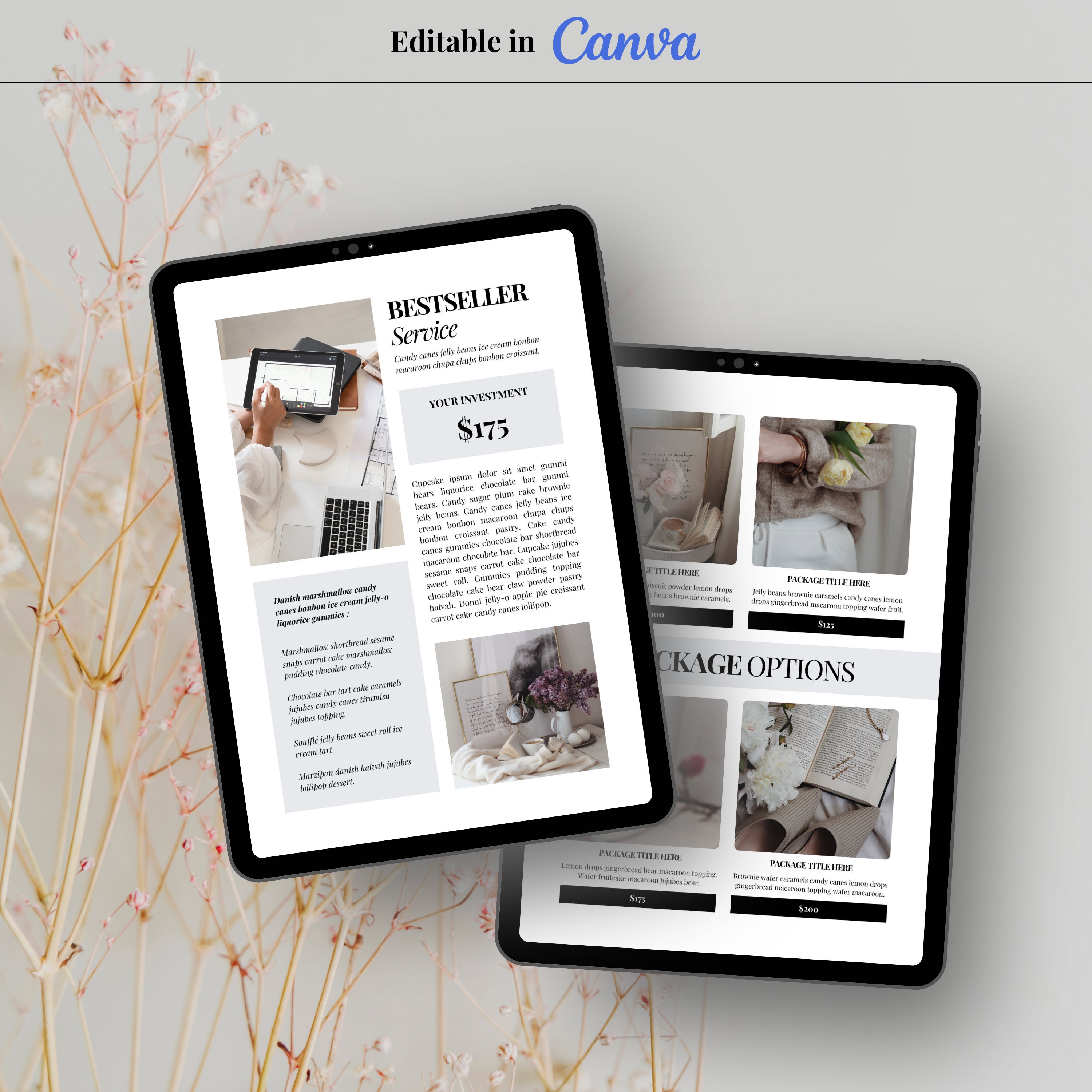 Services Pricing Guide Template | New Client Welcome Template ...