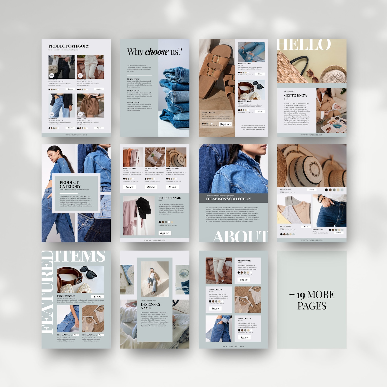 Product Catalog Template | Ebook Catalog Template | Fashion Catalog ...