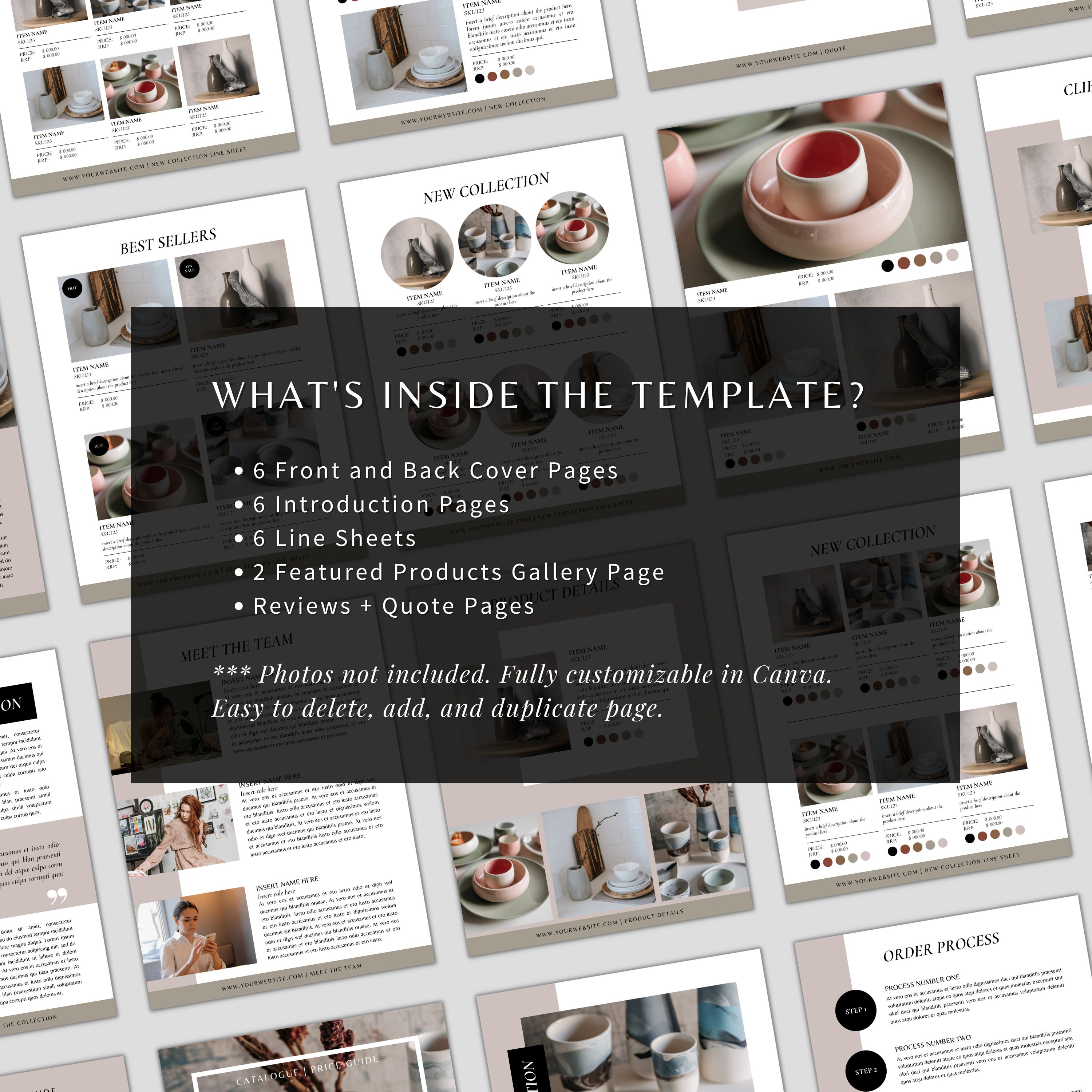 Wholesale Guide Template Line Sheet Template for Wholesale Wholesale ...