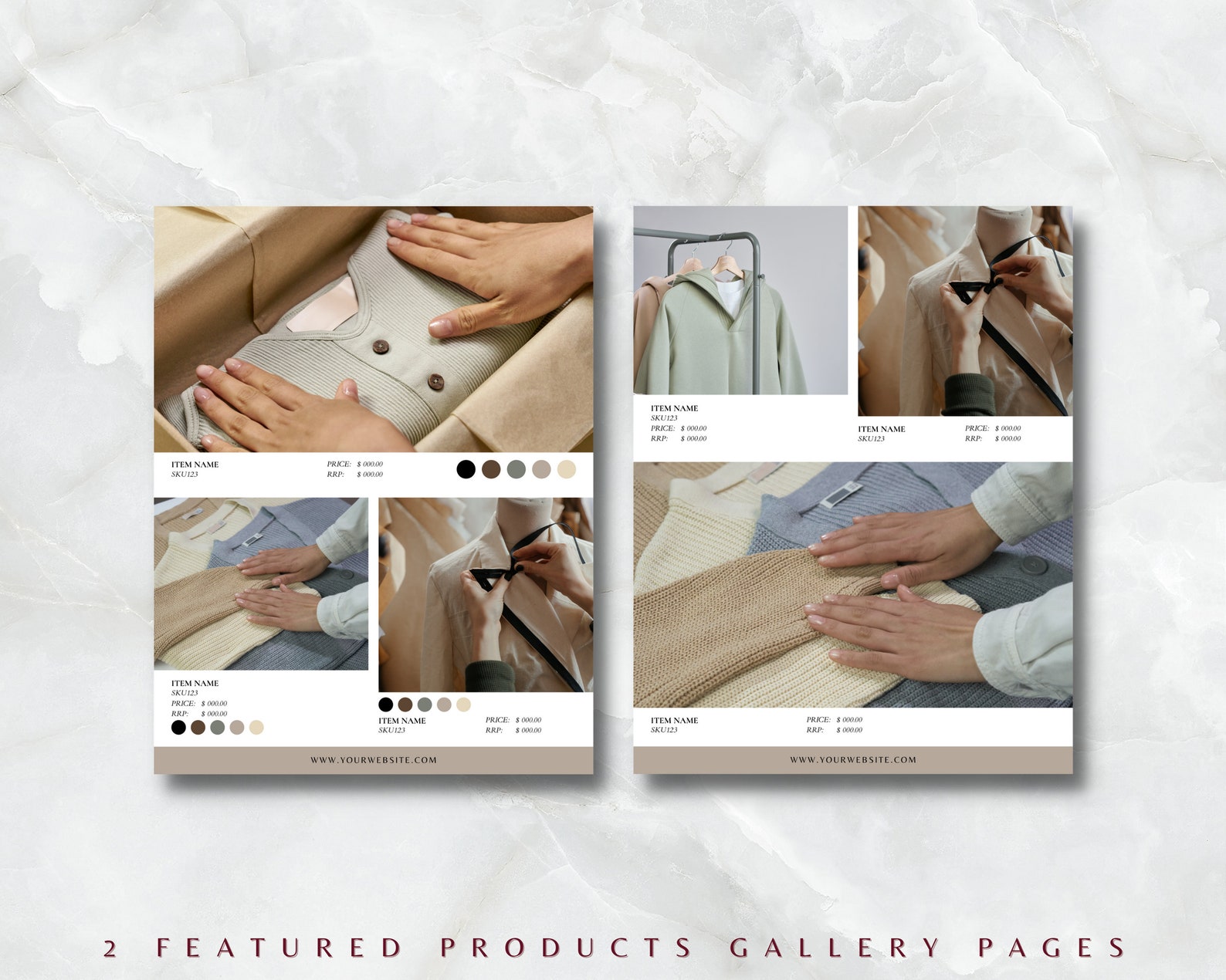 Wholesale Guide Template Line Sheet Canva Template for | Etsy