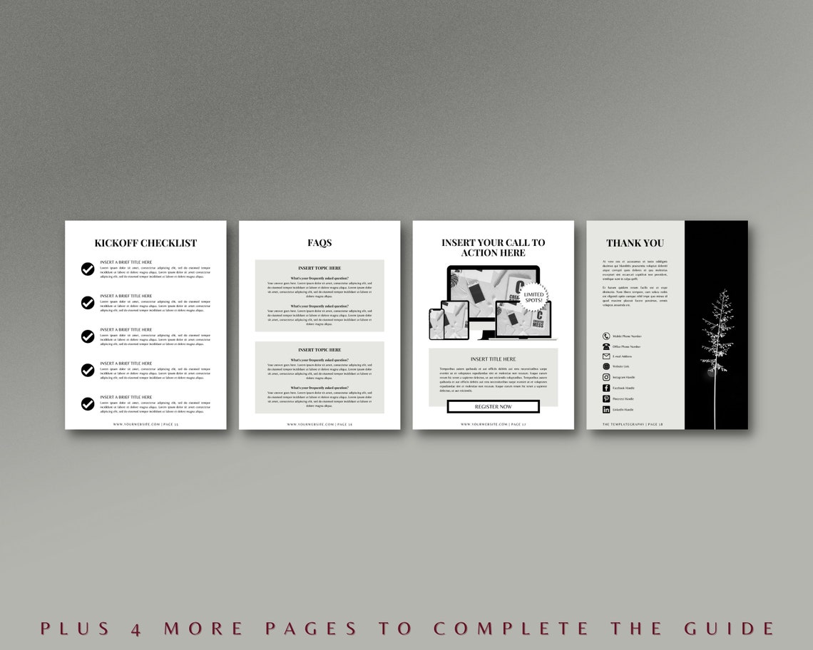 Client Welcome Pack Template | Welcome Packet Template | Client Guide ...