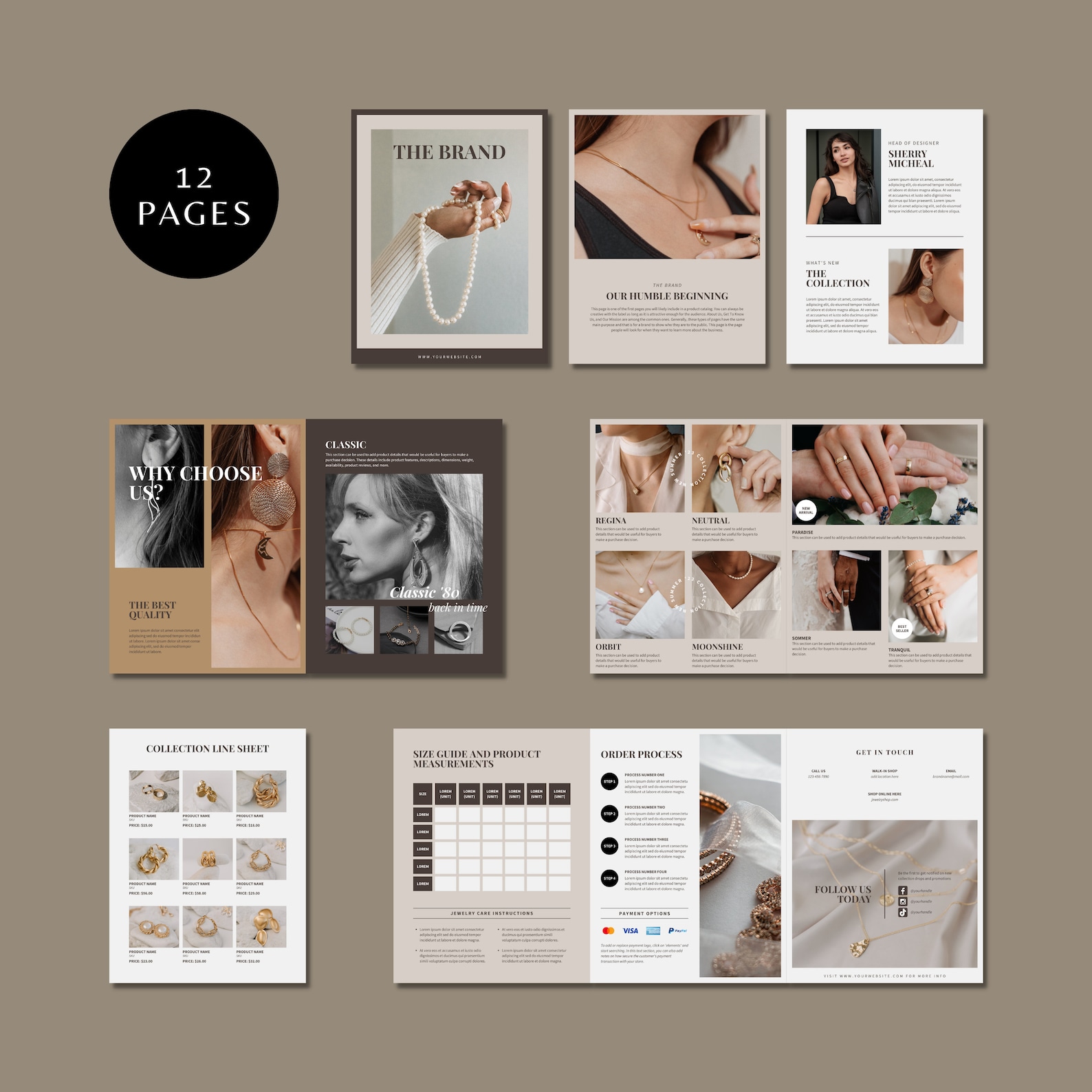 Product Catalog Template | Lookbook Template | Gift Guide Template ...