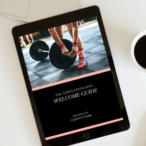 Fitness & Nutrition Client Welcome Pack Template Fitness - Etsy