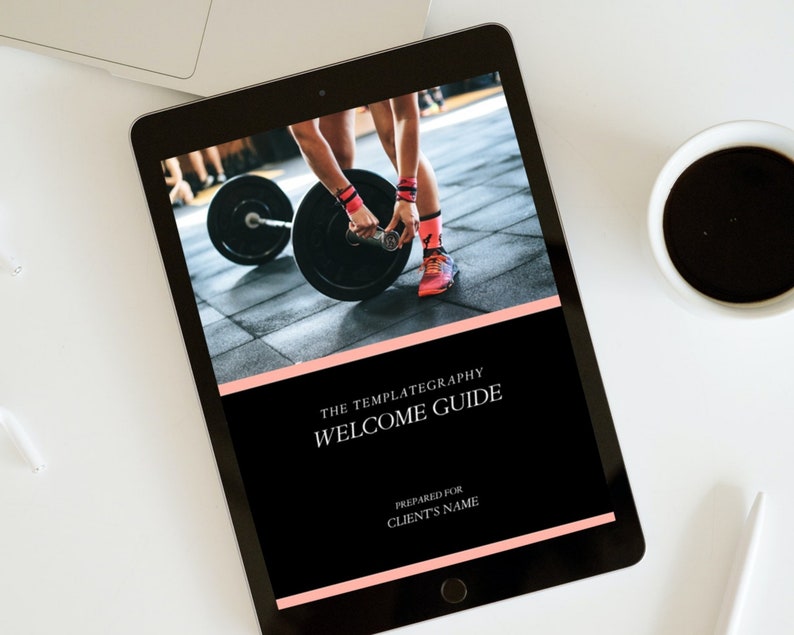 Fitness & Nutrition Client Welcome Pack Template Fitness - Etsy