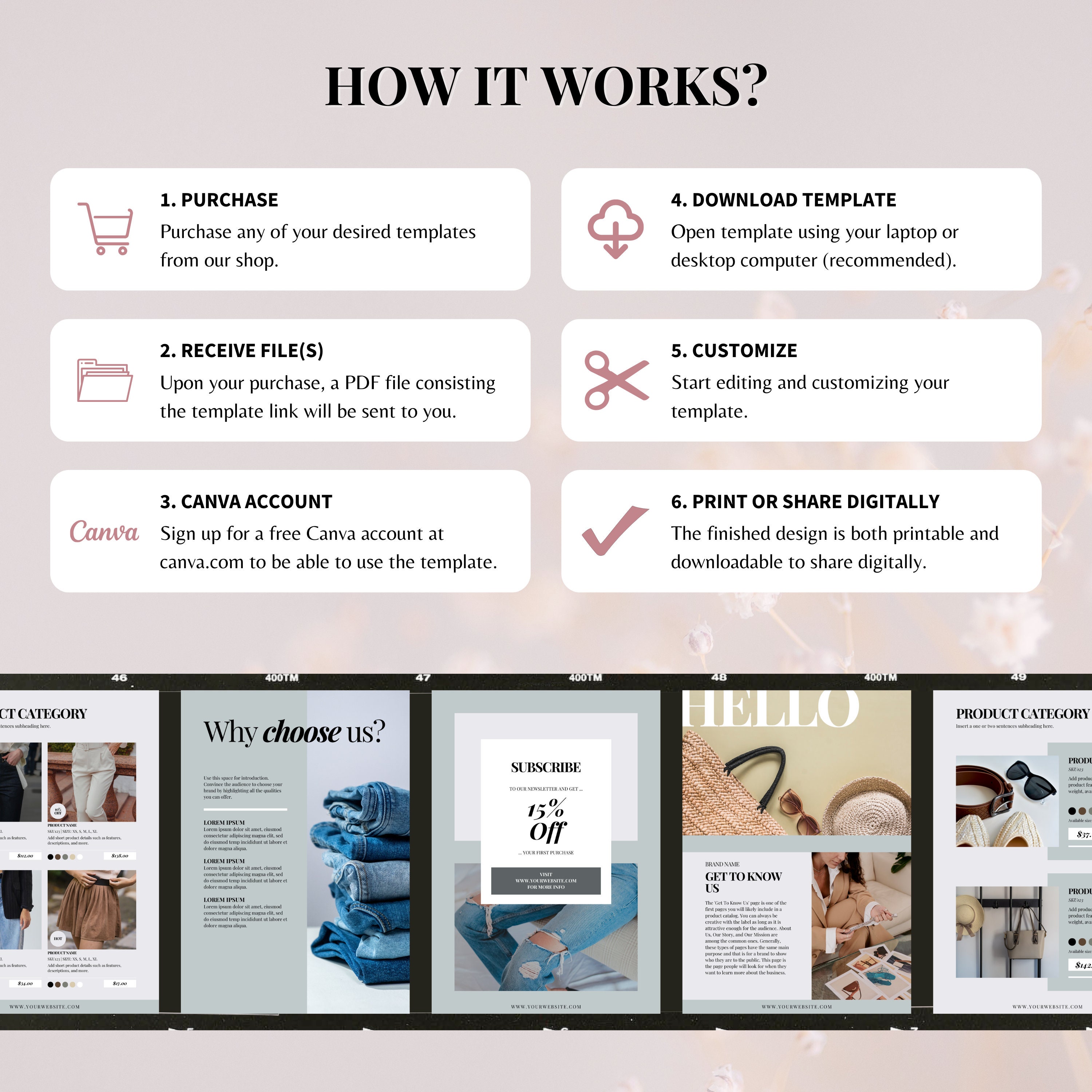 Product Catalog Template | Ebook Catalog Template | Fashion Catalog ...