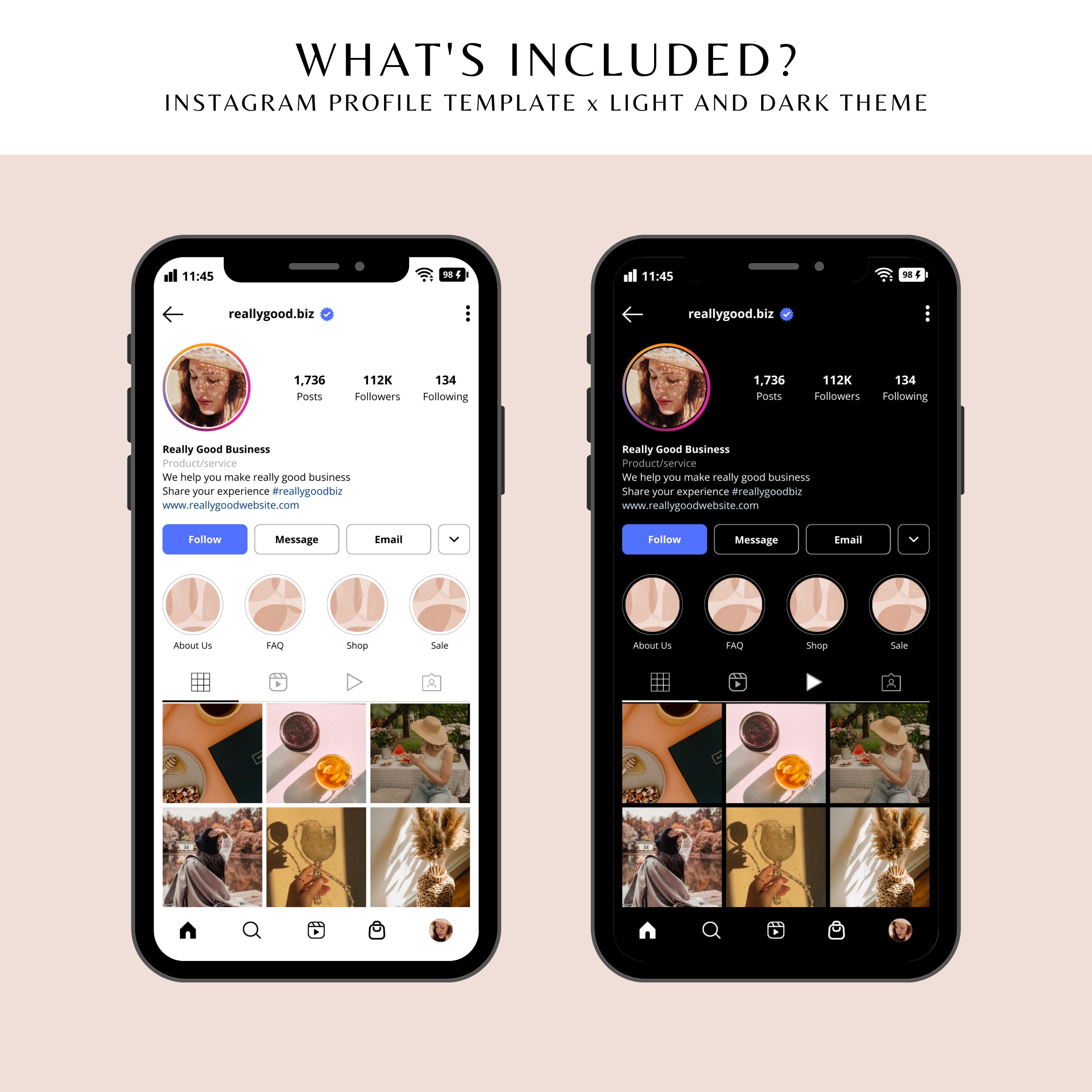 Instagram Mockup Template Bundle Phone Mockup Instagram - Etsy