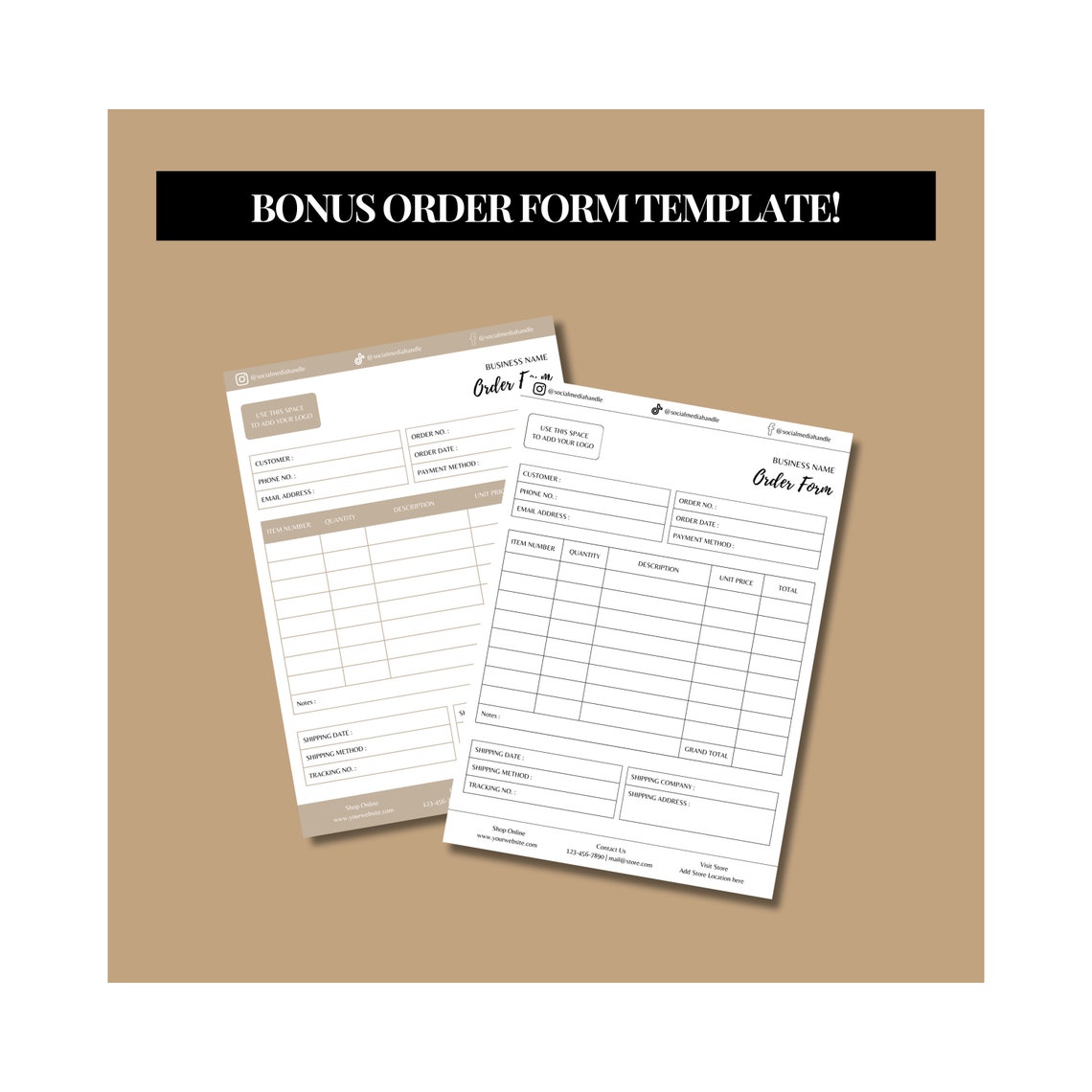 Line Sheet Template | Product Catalog Template | Wholesale Line Sheet ...